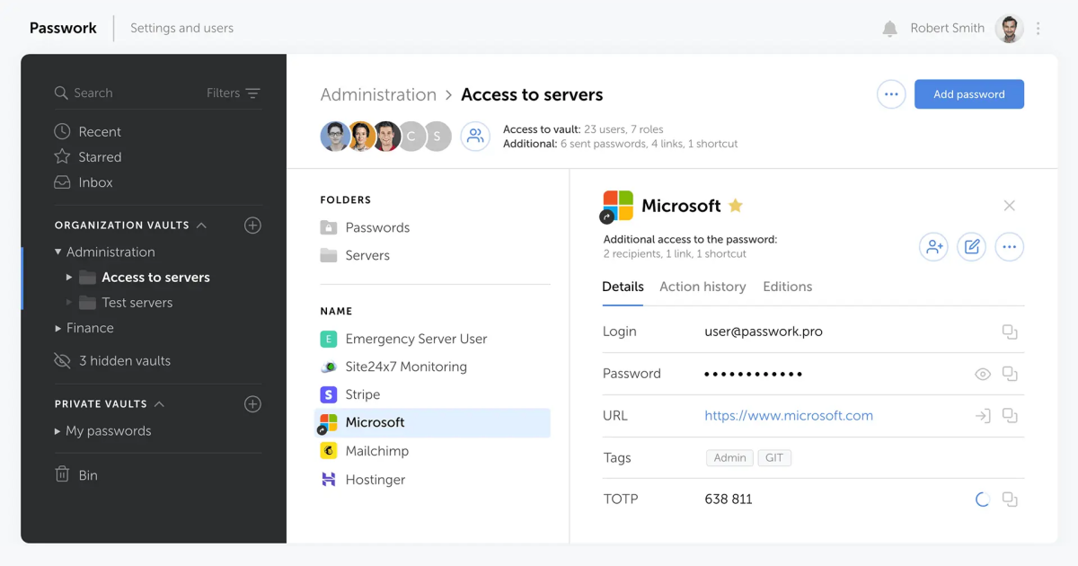 Passwork - gerenciador de senhas auto-hospedado para empresas e companhias com código-fonte ...