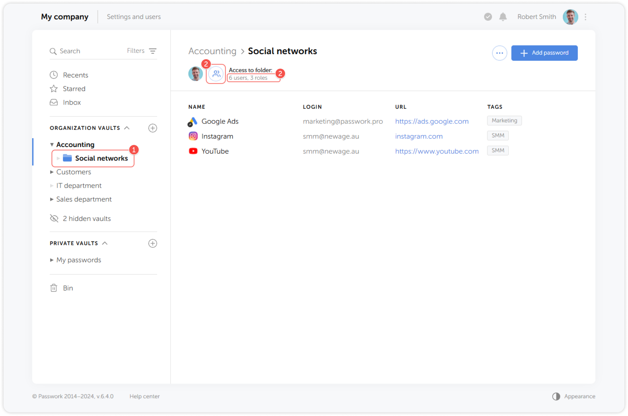 Add users | Passwork Documentation