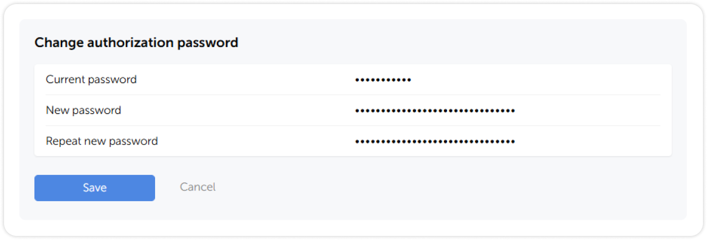 Authorization settings | Passwork Documentation